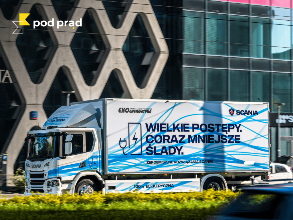Scania Polska ze wsparciem Pod Prąd Studio - OOH magazine